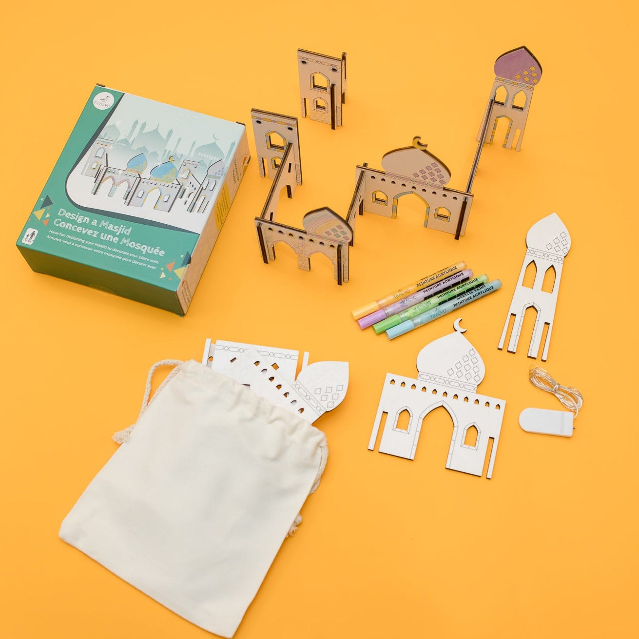Wooden Masjid Kit – Tealyo