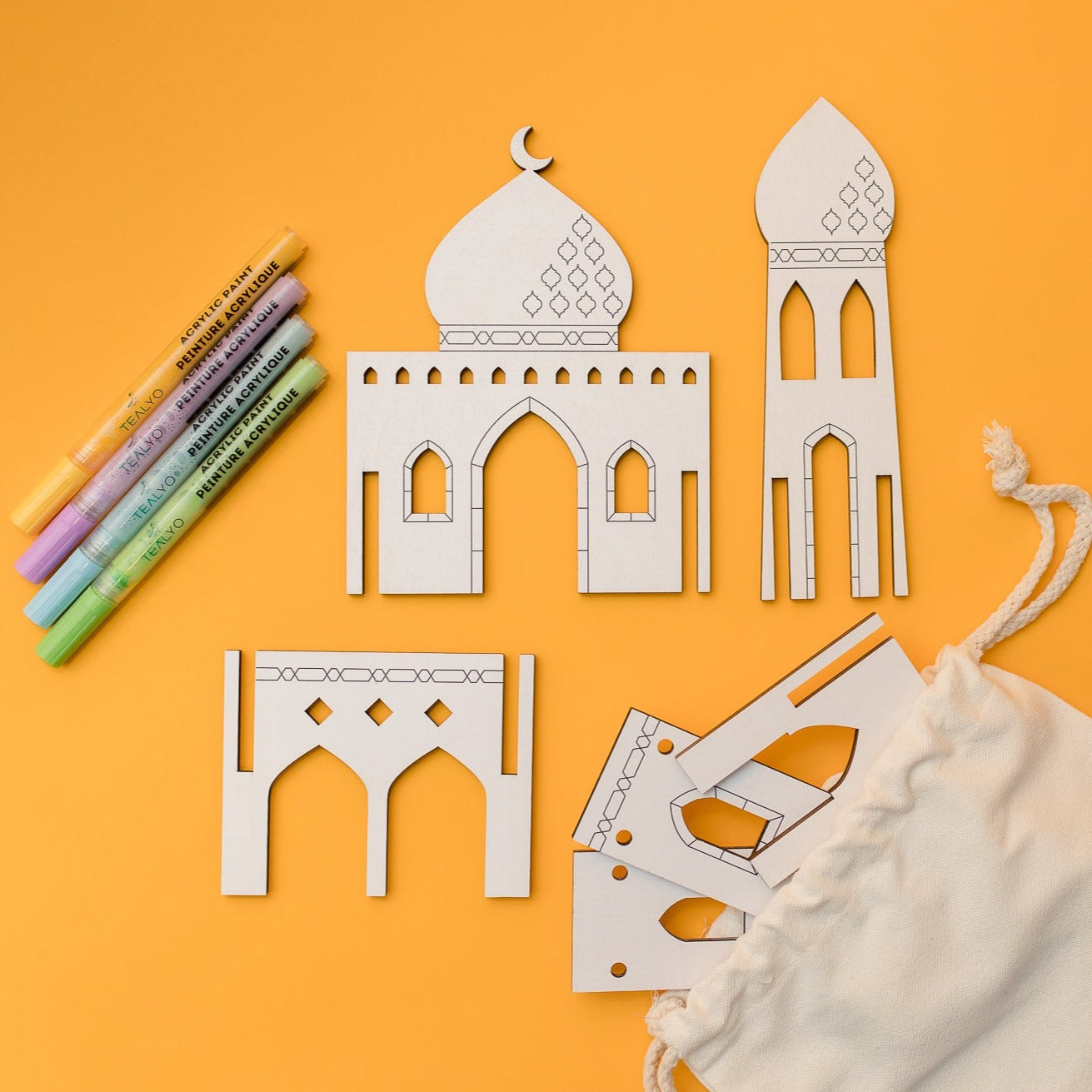 Wooden Masjid Kit – Tealyo